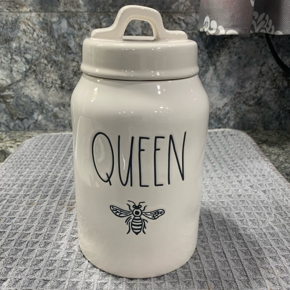 Rae Dunn | Other | Rae Dunn Queen Bee Jar Canister With Lid | Poshmark